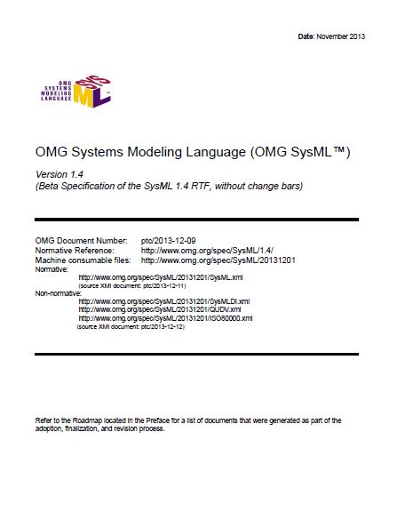 OMG Systems Modeling Language (OMG SysML) | SE Goldmine